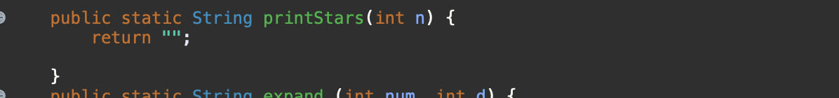 Solved 3.1 Task 1: printStars () Write a method printStars | Chegg.com