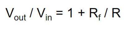 Solved Vout / Vin = 1 + R/R = RE ww R Vout V. in | Chegg.com
