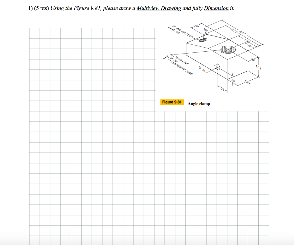 Solved 1) (5 pts) Using the Figure 9.81, please draw a | Chegg.com