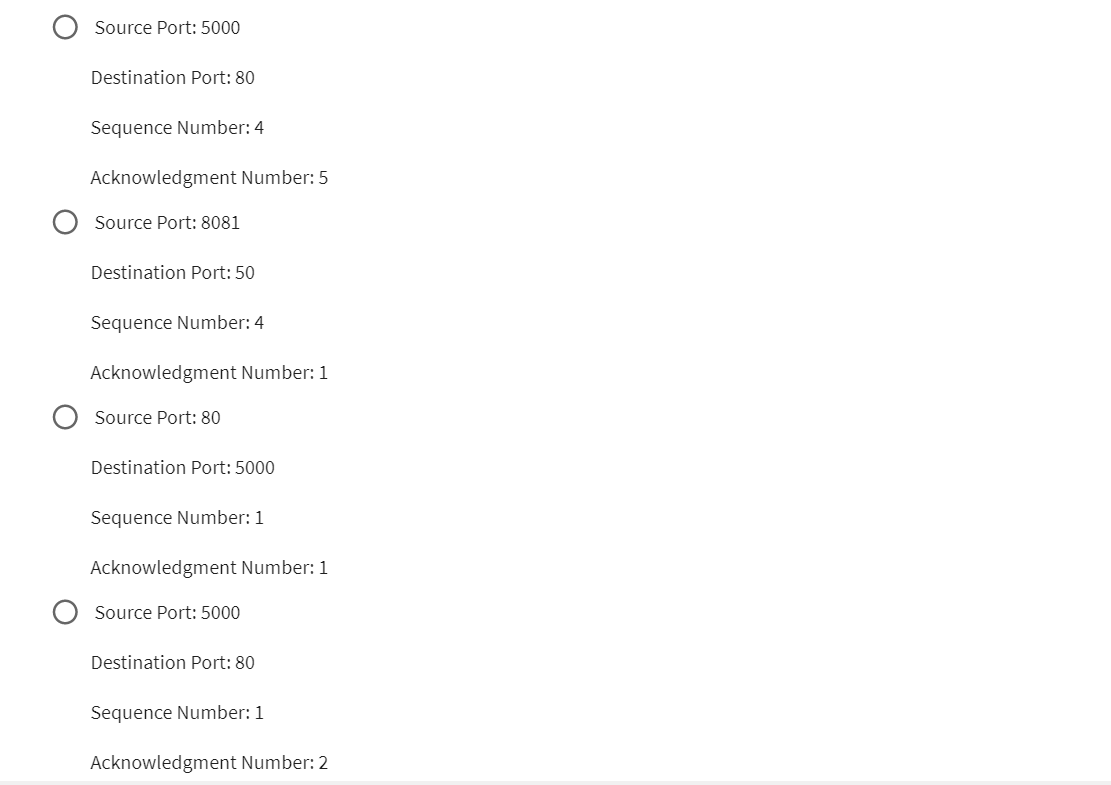 Solved Use the following scenario to answer the 10 questions | Chegg.com