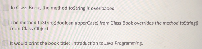 Solved Consider the following snippet of code. public class | Chegg.com