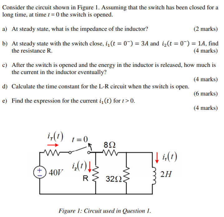 Solved Consider the circuit shown in Figure 1. Assuming that | Chegg.com