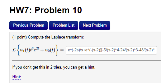 Solved HW7: Problem 10 Previous Problem Problem List Next | Chegg.com