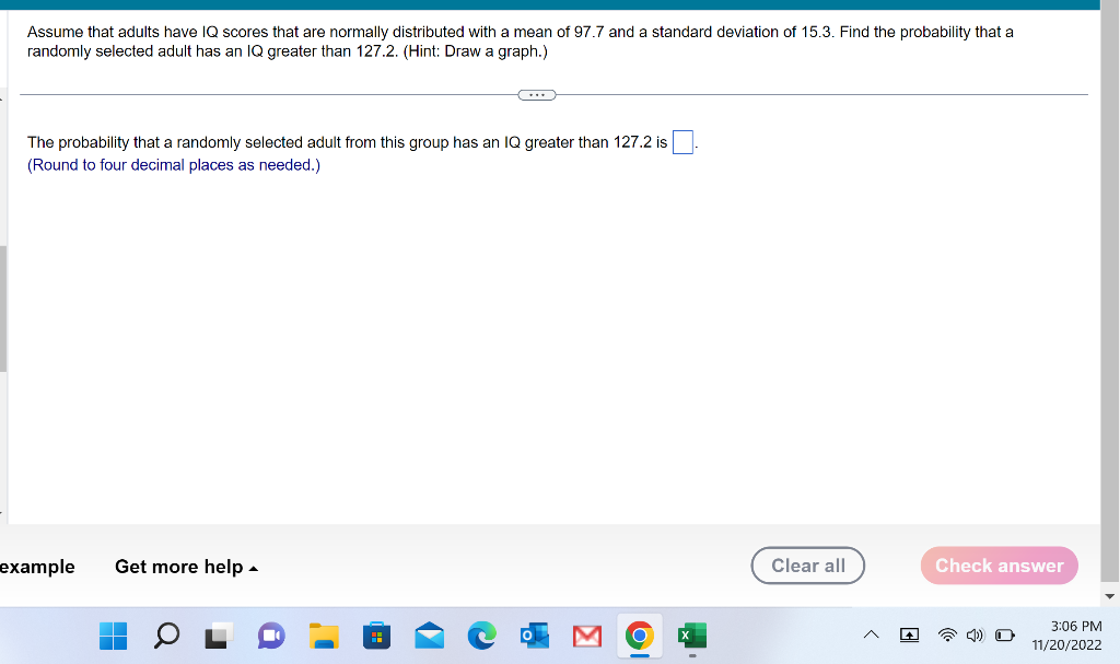 Solved Assume that adults have IQ scores that are normally | Chegg.com
