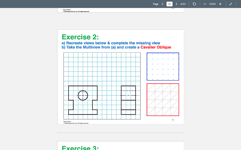 Solved Page 43 of 51 ZOOM a. Obs. Exercise 1: Take Multiview | Chegg.com
