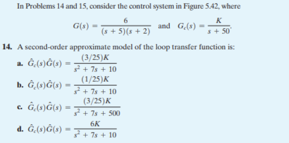 Solved In Problems 14 and 15, consider the control system in | Chegg.com