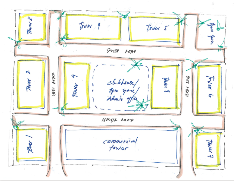 Solved Design the Wastewater Collection System for the | Chegg.com