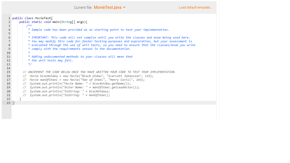 Solved 11.3 Movie Assessment Objective You are tasked with | Chegg.com