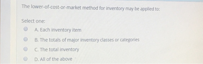 Solved The specific identification inventory costing method | Chegg.com