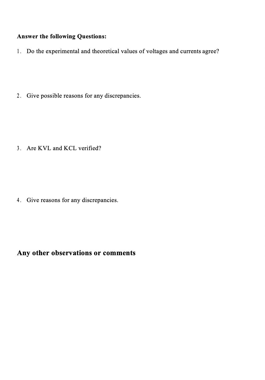 Solved Introduction Kirchhoff's voltage law (KVL) states | Chegg.com