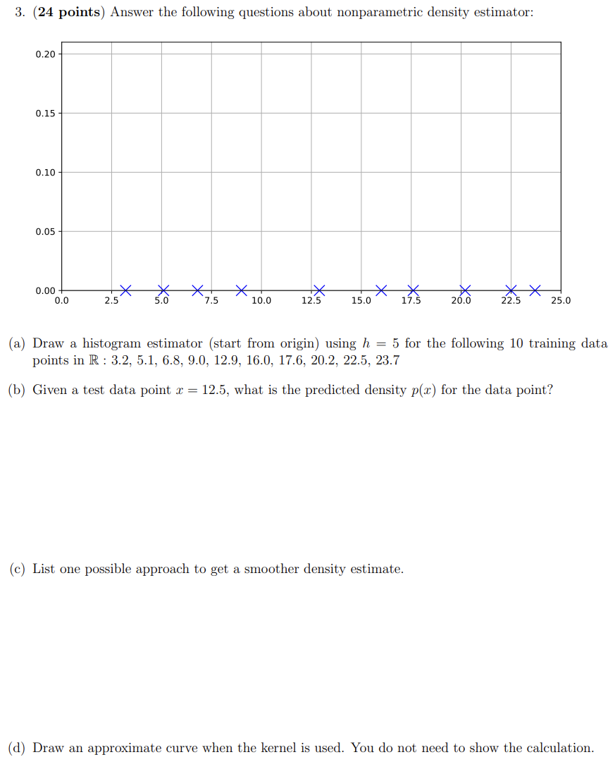 Solved 3. (24 points) Answer the following questions about | Chegg.com