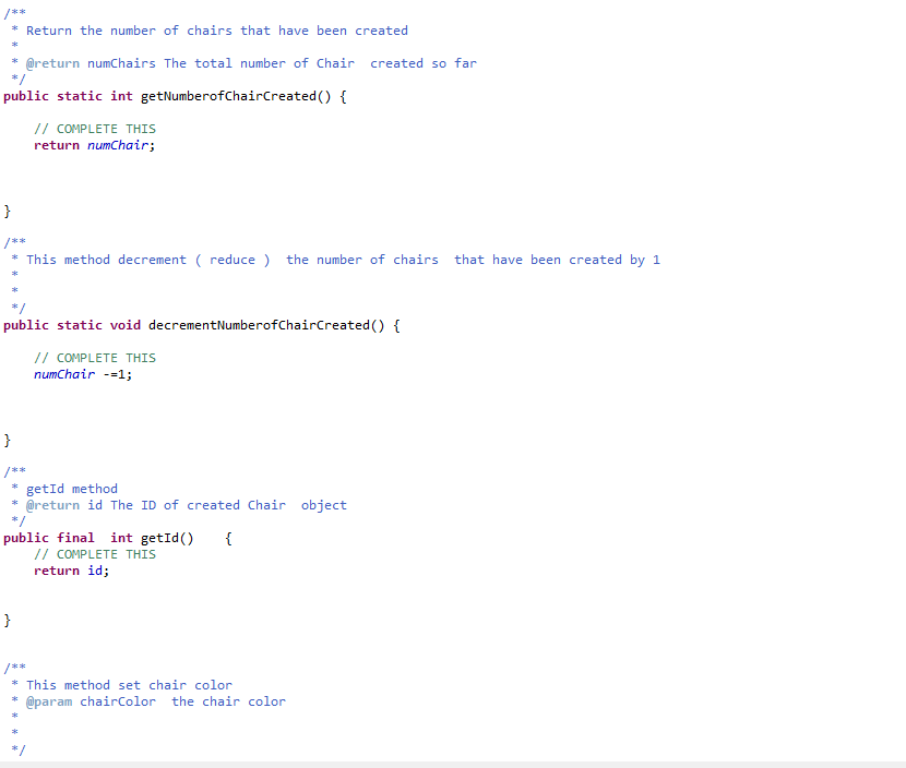 Solved FOR INFORMATION ON WHAT EACH FOLLOWING PIECE OF CODE | Chegg.com
