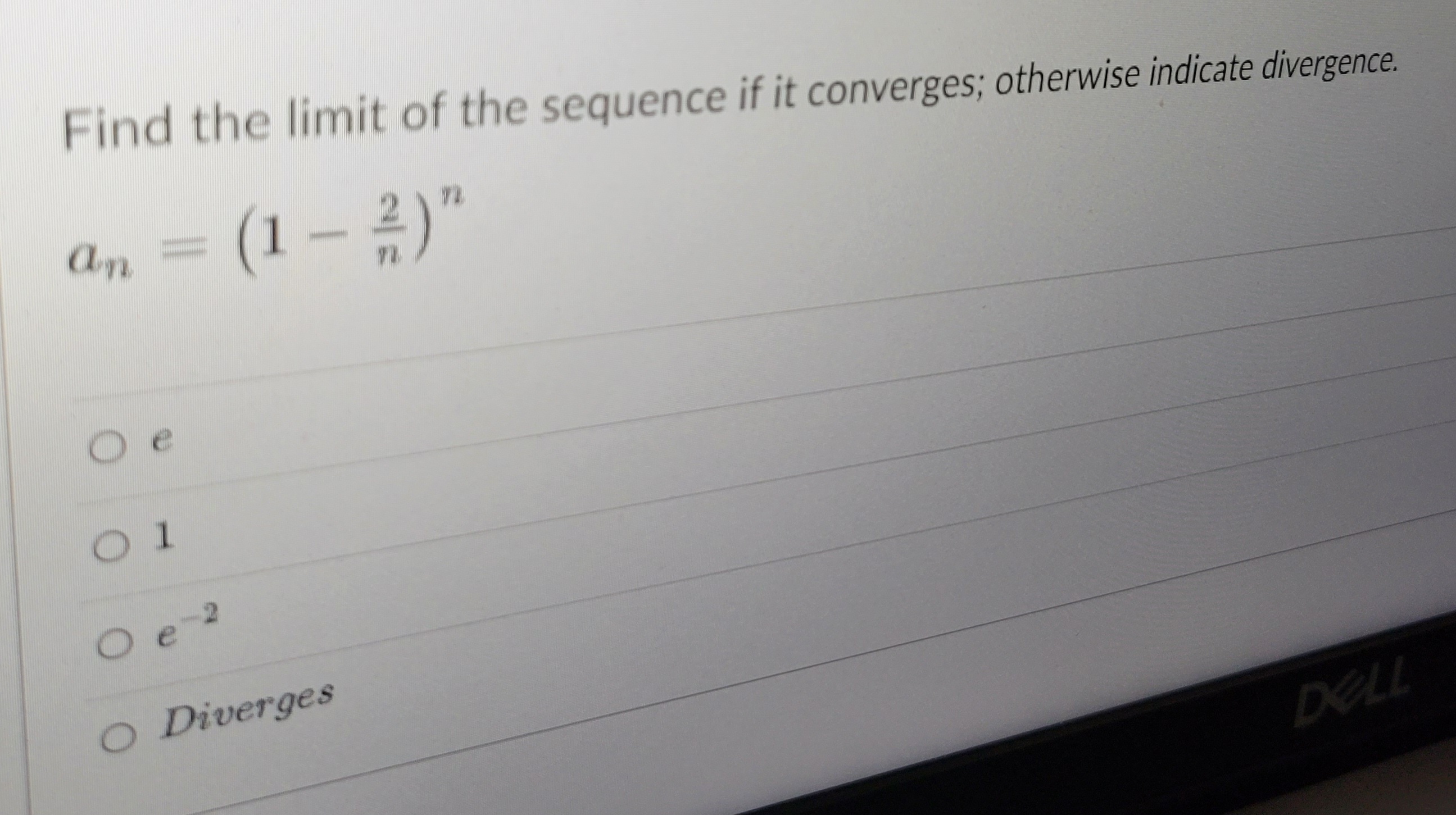Solved Find the limit of the sequence if it converges; | Chegg.com