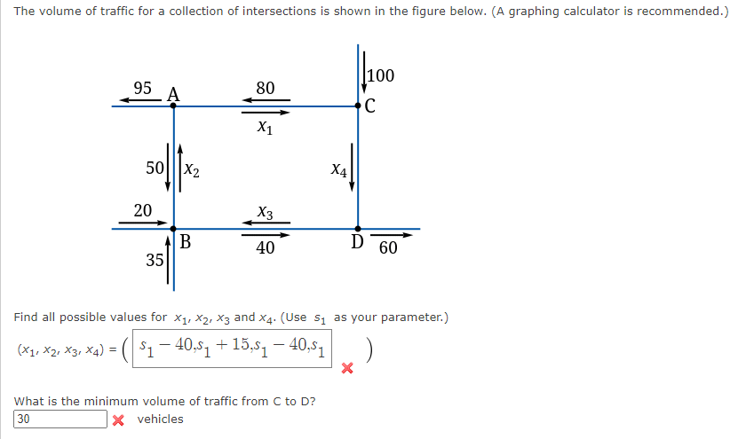 Solved The volume of traffic for a collection of | Chegg.com