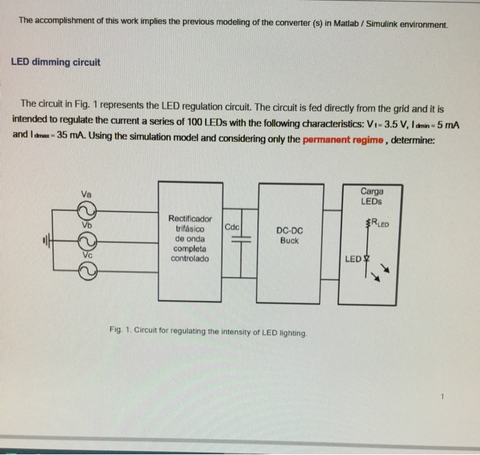 please help me in this exercise in Simulink. led | Chegg.com