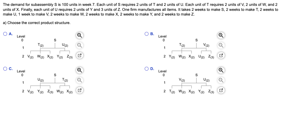 Solved a) Using the infomation construct a gross material | Chegg.com