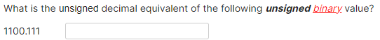 Solved The range of possible unsigned values that can be | Chegg.com