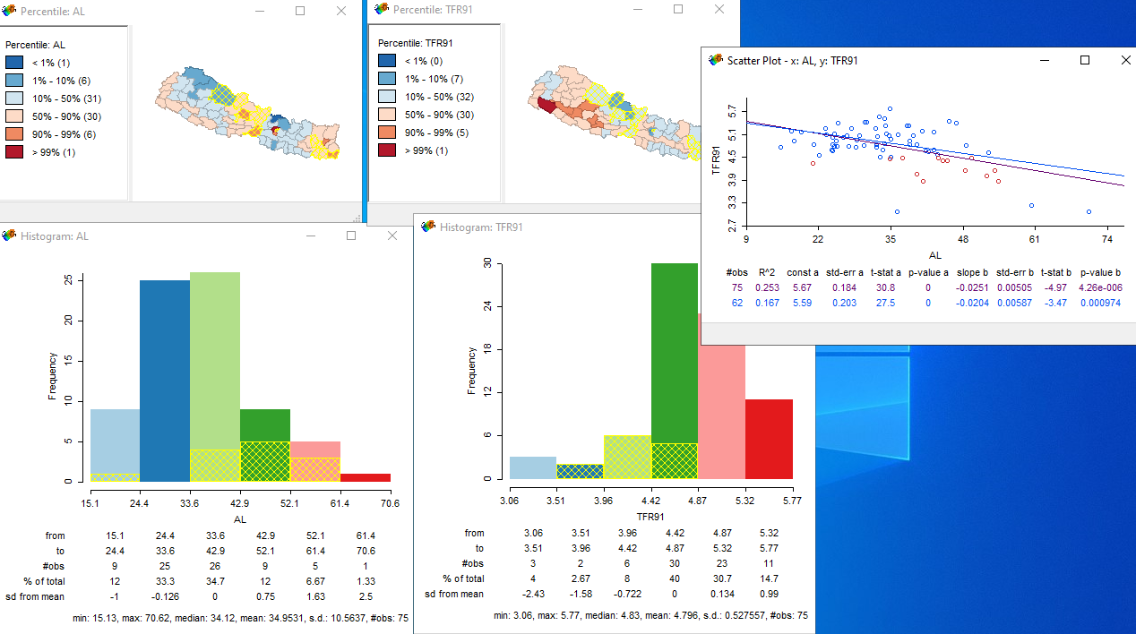 Question 1) Exploratory Spatial Data Analysis (ESDA) | Chegg.com