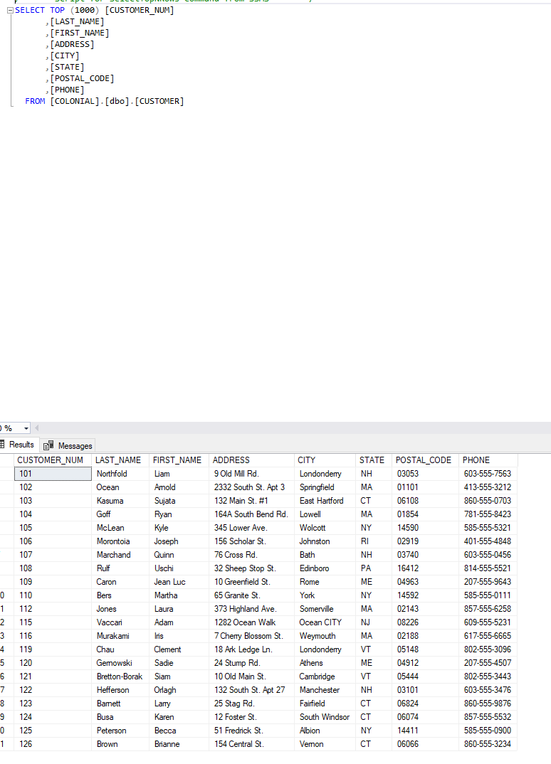 begin{aligned} \text { SELECT } & \text { TOP | Chegg.com