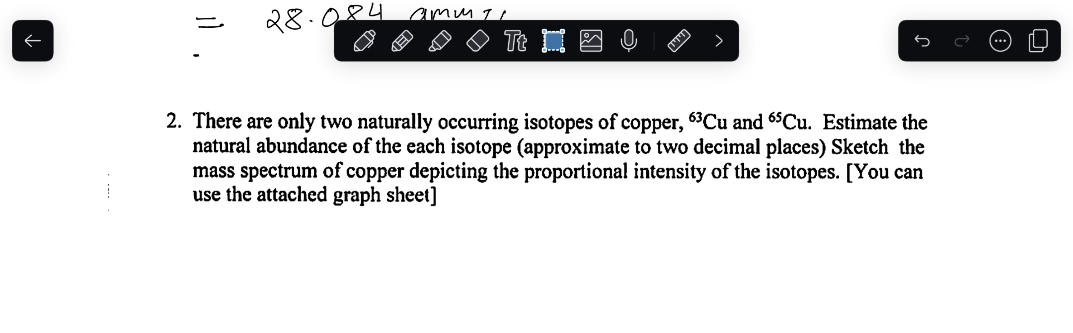 Solved There are only two naturally occurring isotopes of | Chegg.com