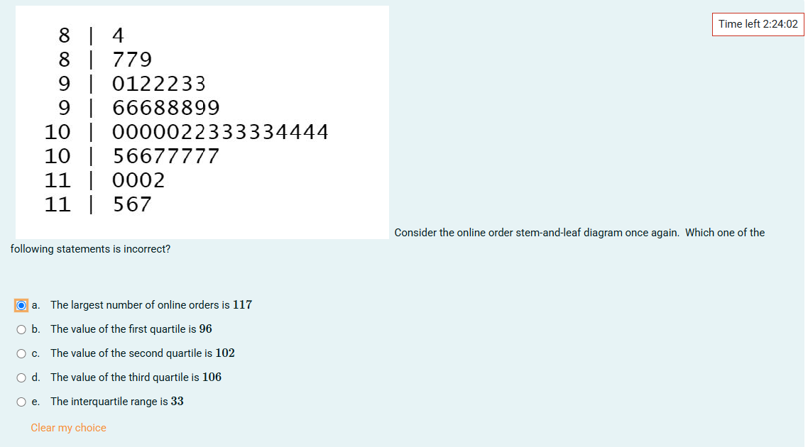 Solved following statements is incorrect?a. ﻿The largest | Chegg.com