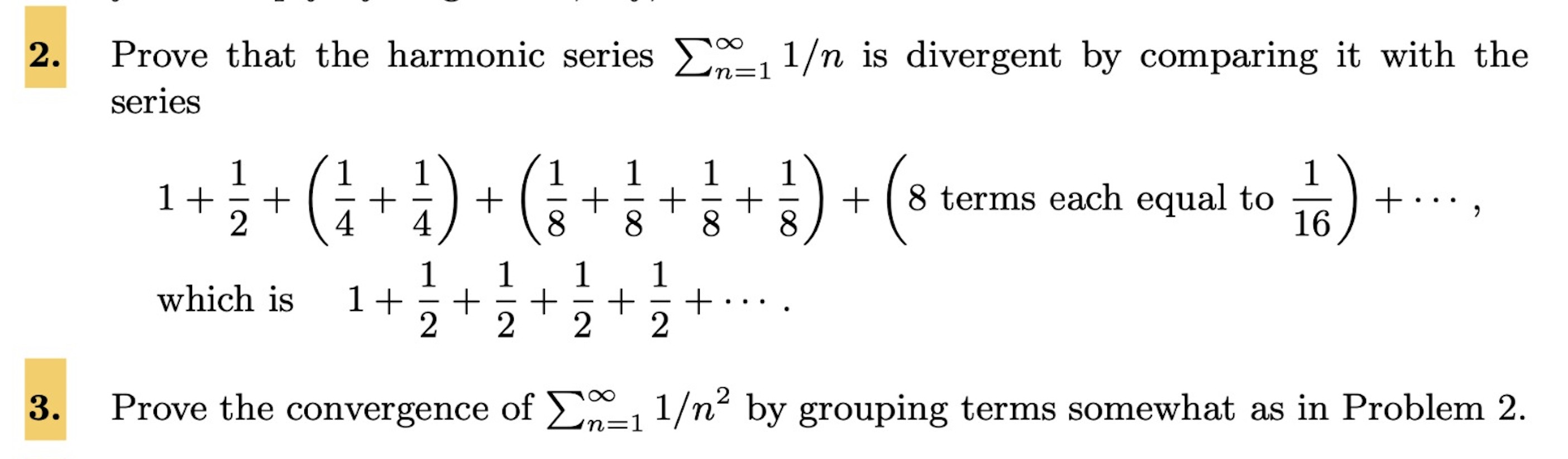Solved Prove that the harmonic series ∑n=1∞1/n is divergent | Chegg.com