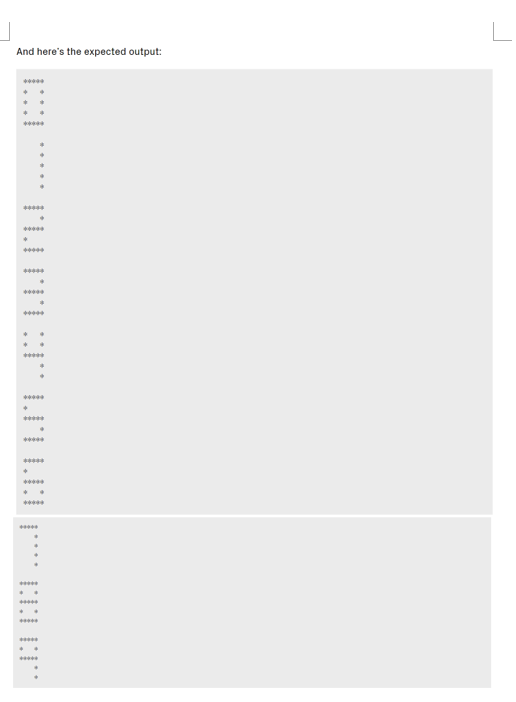 Solved Next, write 10 new functions that generate the digits | Chegg.com