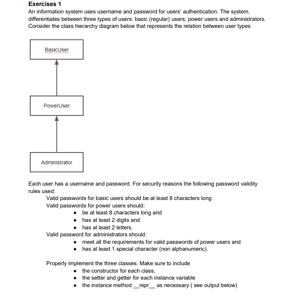 Solved An information system uses username and password for | Chegg.com
