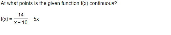 Solved At what points is the given function f(x) | Chegg.com