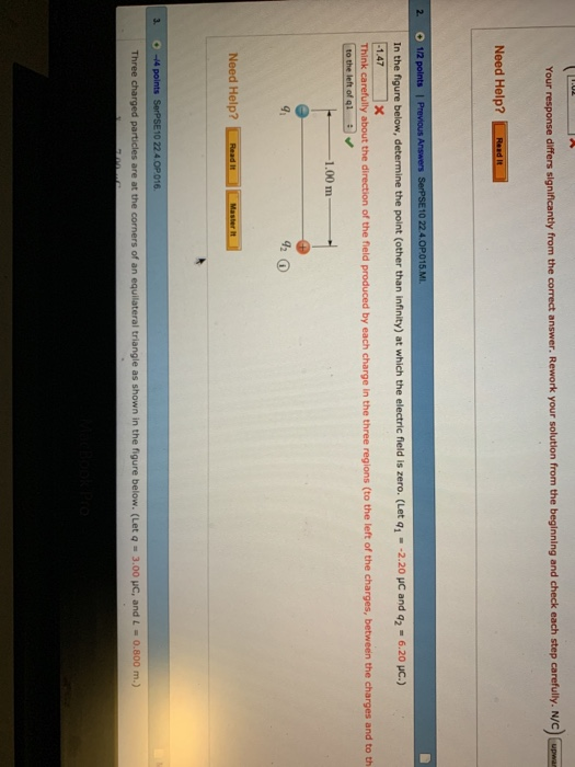 Solved Your response differs significantly from the correct | Chegg.com