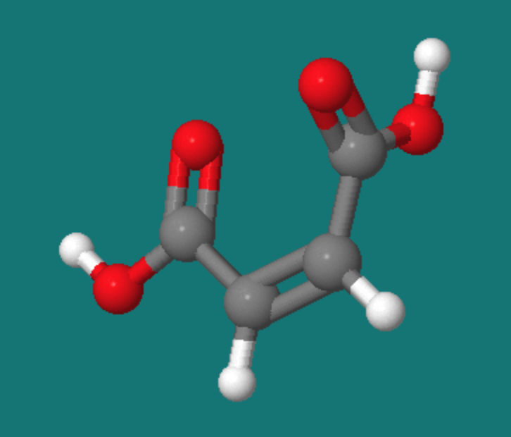 Solved (3) Make models of maleic and fumaric acids on | Chegg.com