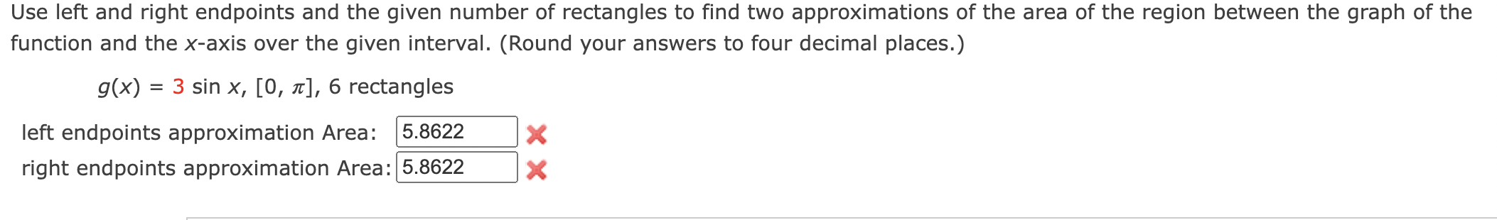 Solved Use left and right endpoints and the given number of | Chegg.com