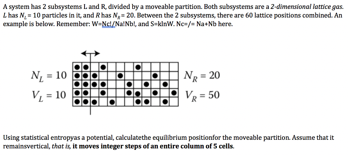 Solved A system has 2 subsystems L and R, divided by a | Chegg.com