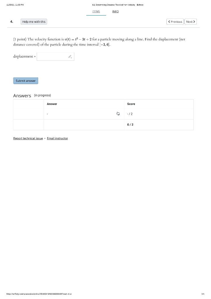Solved 112021. 11:02 PM 4.1 Decching Distance Trauec tom | Chegg.com