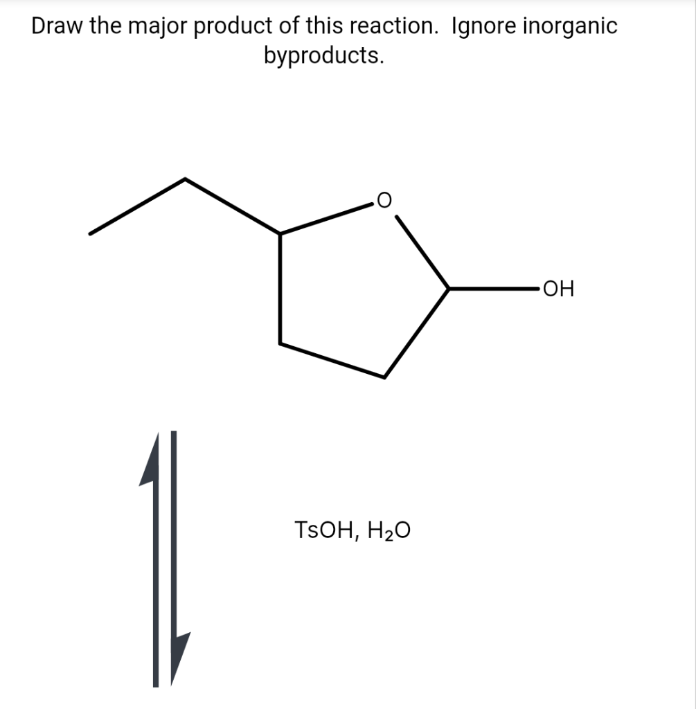 Solved Draw the major product of this reaction. Ignore | Chegg.com