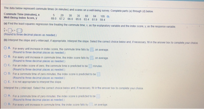 Solved The data below represent commute times (n minutes) | Chegg.com