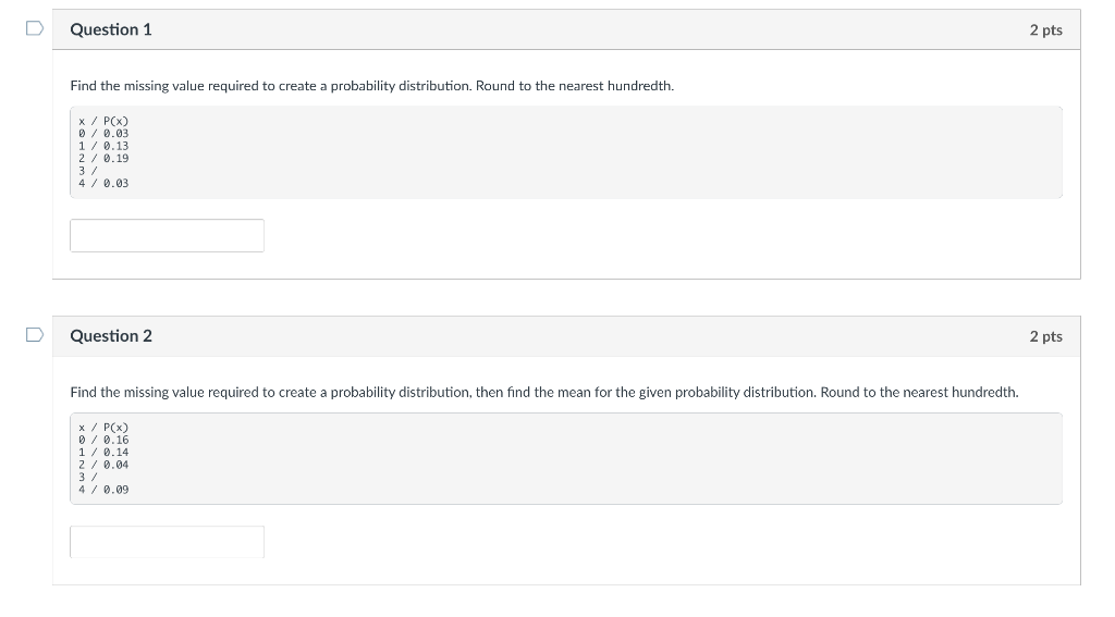 Solved Find the missing value required to create a | Chegg.com