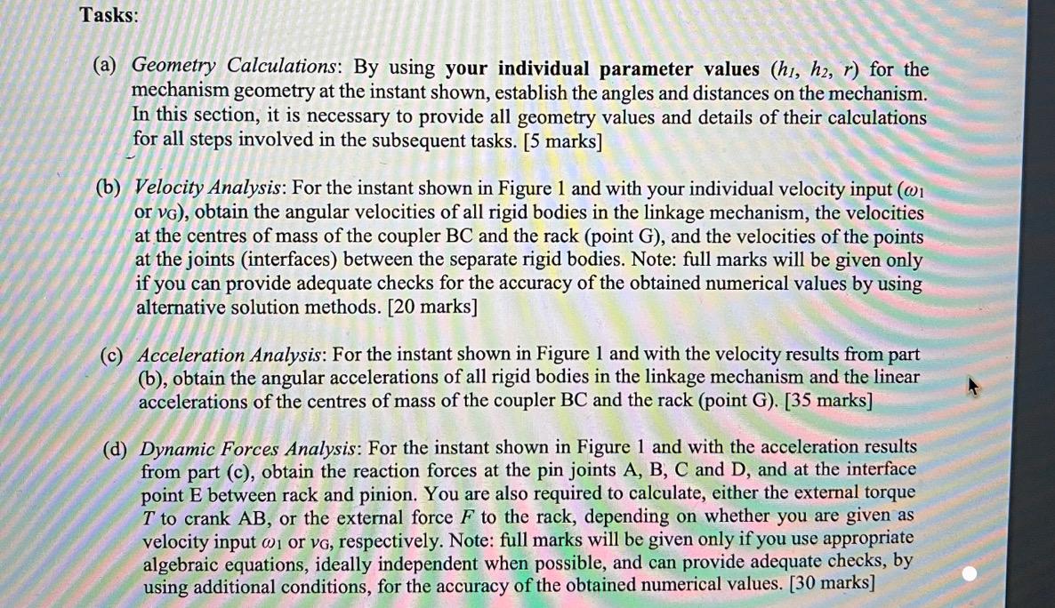 Aim: To conduct a full kinematic analysis and | Chegg.com