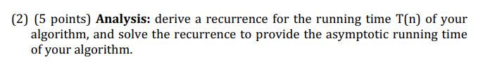 Solved 10. (10 points) Design an Algorithm You are given an | Chegg.com