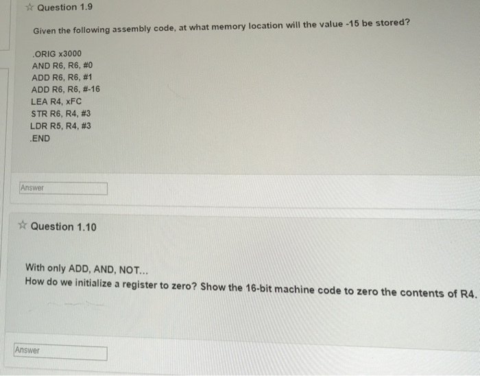 Solved After running this program, what is the (decimal) | Chegg.com