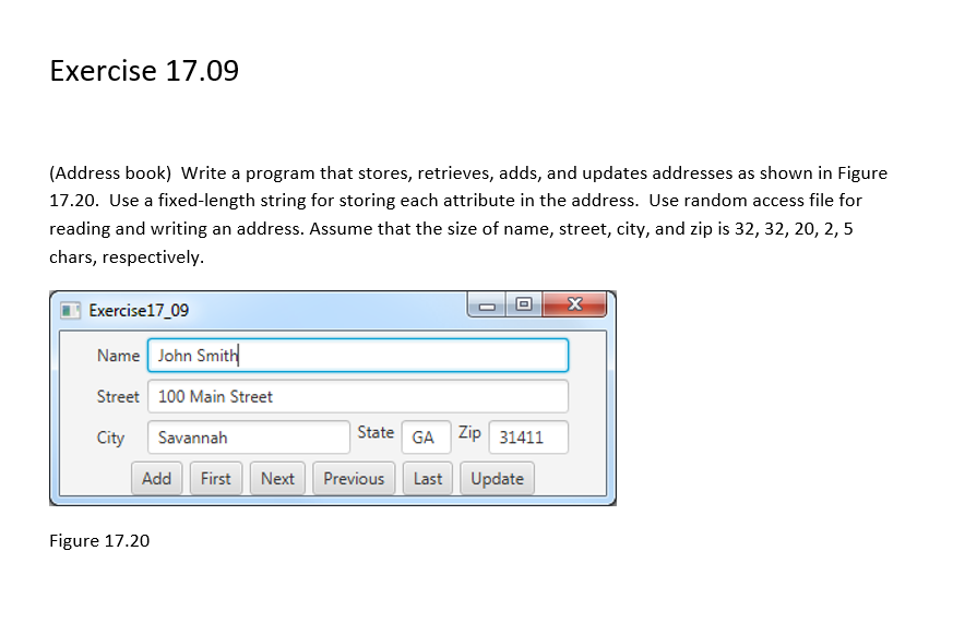 Solved (Address book) Write a program that stores, | Chegg.com