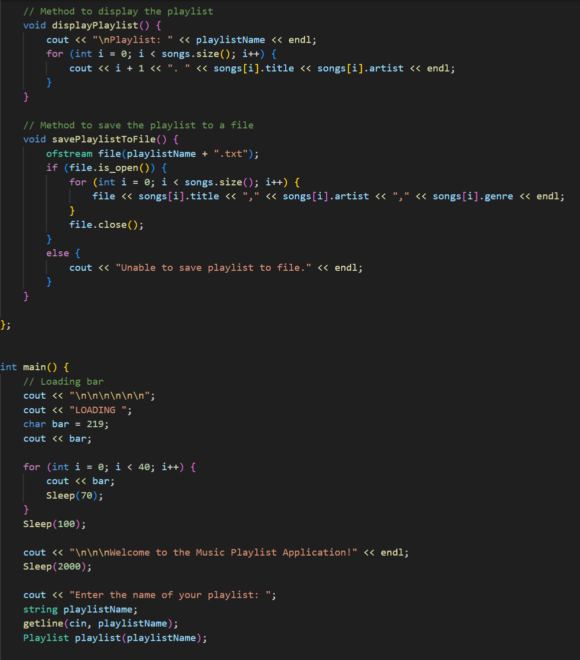 Solved How can I implement these requirements to my code? | Chegg.com