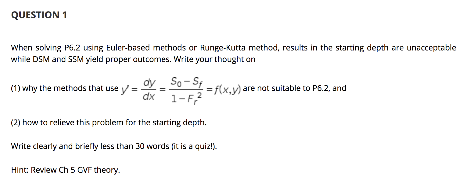 n ny2 CR43 GVF computation (Standard Step Method) - | Chegg.com