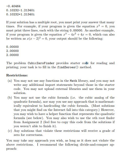 have to do this program in JAVA and plz follow all | Chegg.com