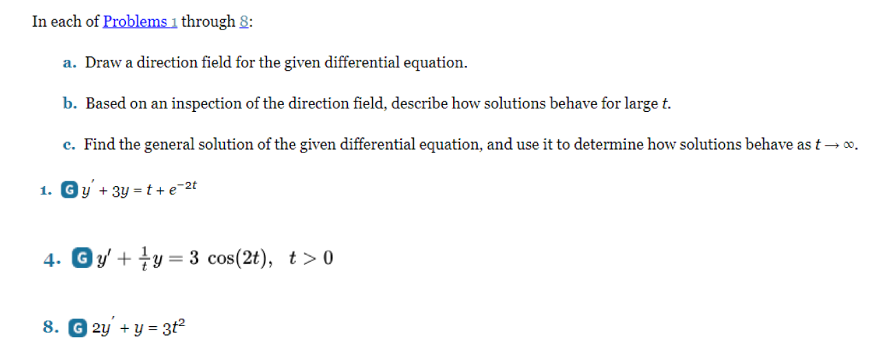 Solved In each of Problems 1 ﻿through 3:a. ﻿Draw a direction | Chegg.com
