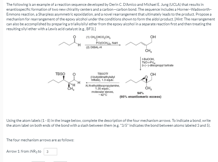 Solved The following is an example of a reaction sequence | Chegg.com