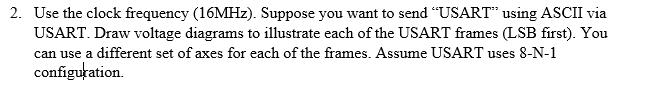 Solved Use the clock frequency (16MHz). Suppose you want to | Chegg.com