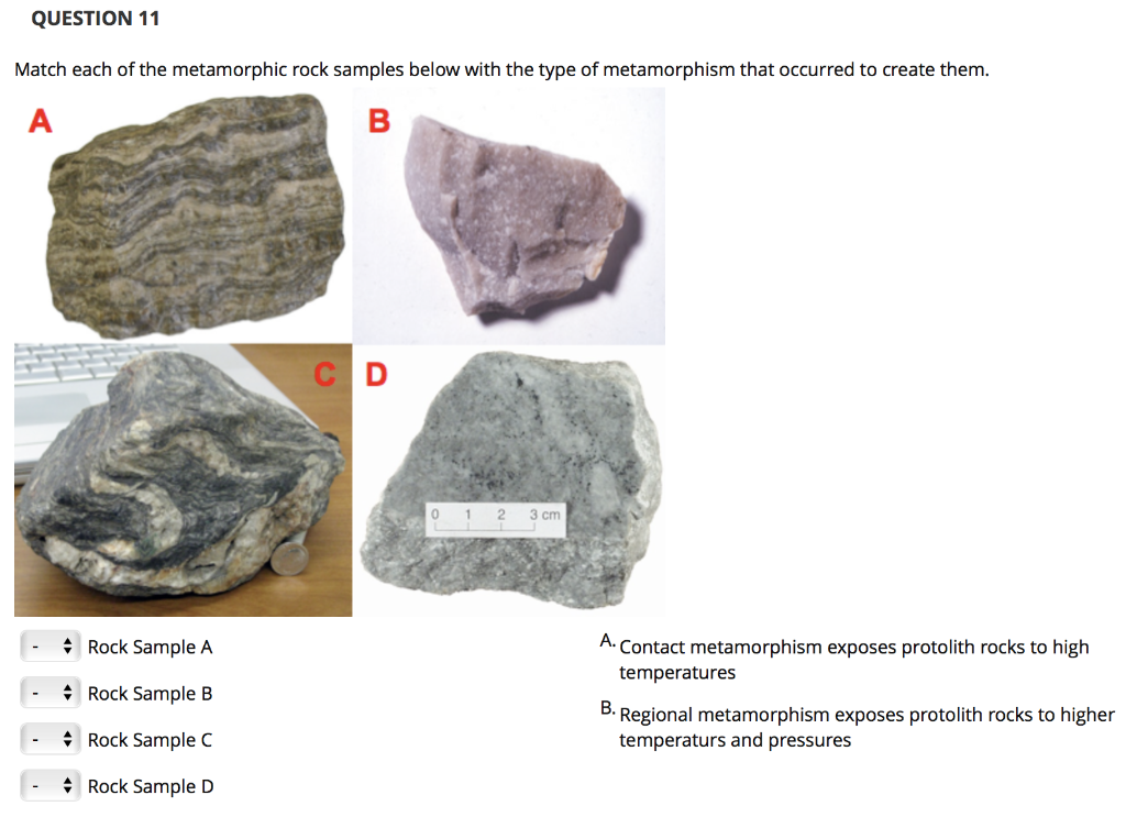 Regional Metamorphism Rocks