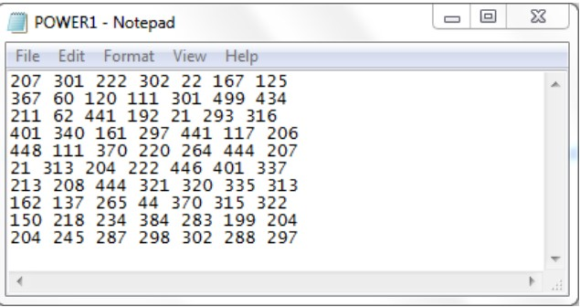 Solved C++ The data file power1.dat contains a power plant | Chegg.com