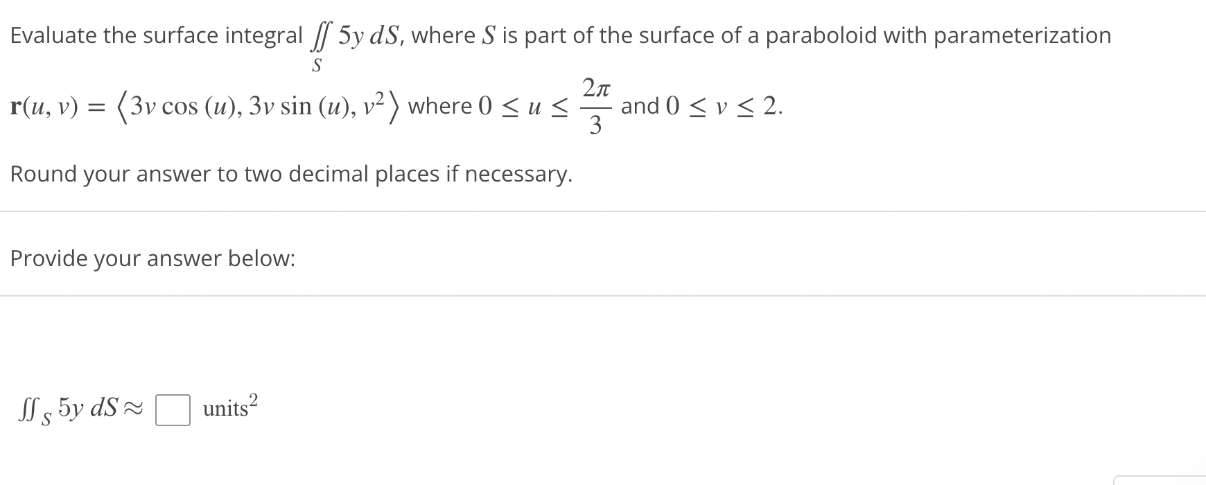 Solved \r\n\r\n\r\n\r\n\r\nEvaluate the surface integral \\( | Chegg.com